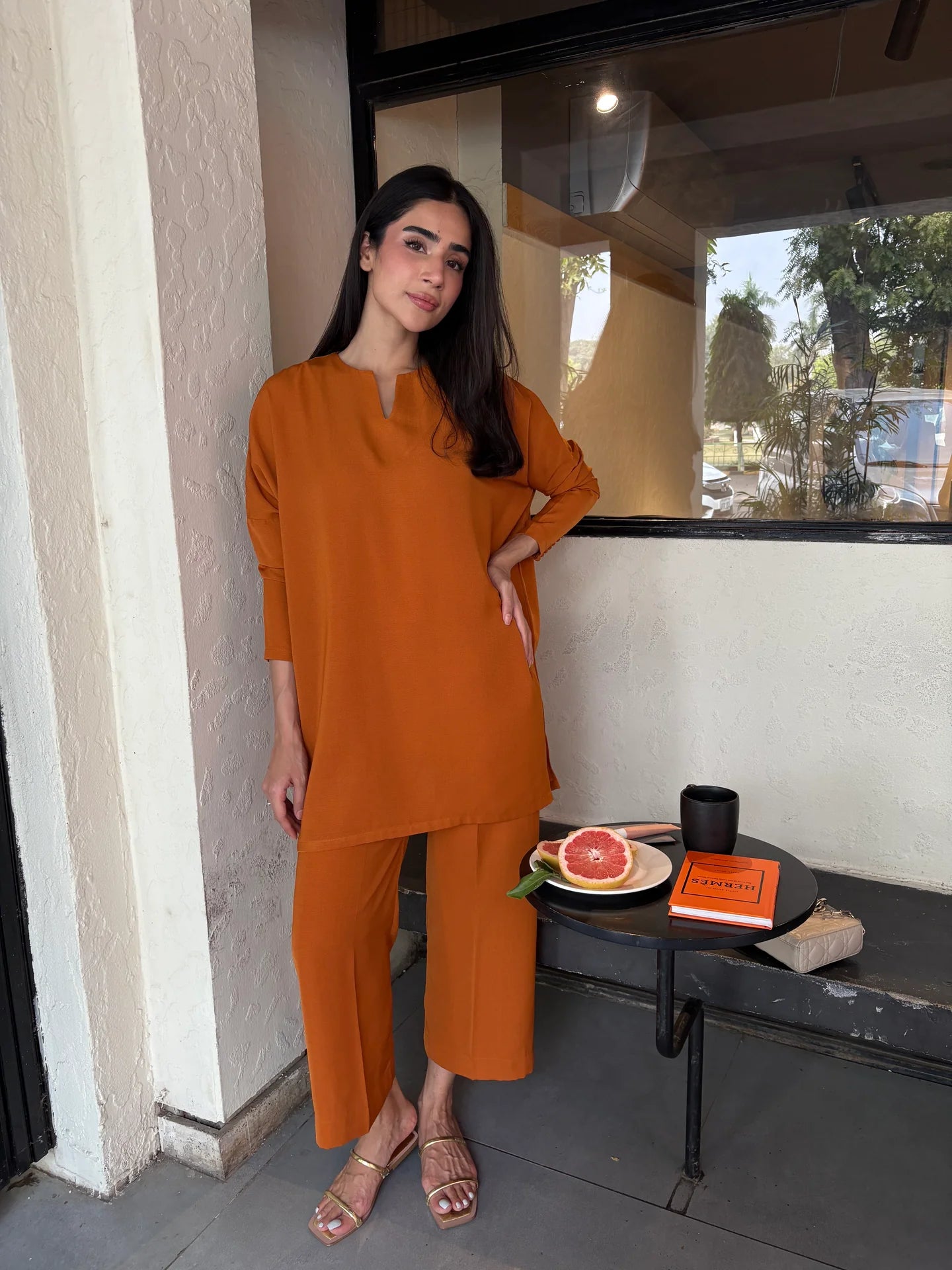 Burnt Orange Gabby Set | SAK ATELIER – Chaand Tara