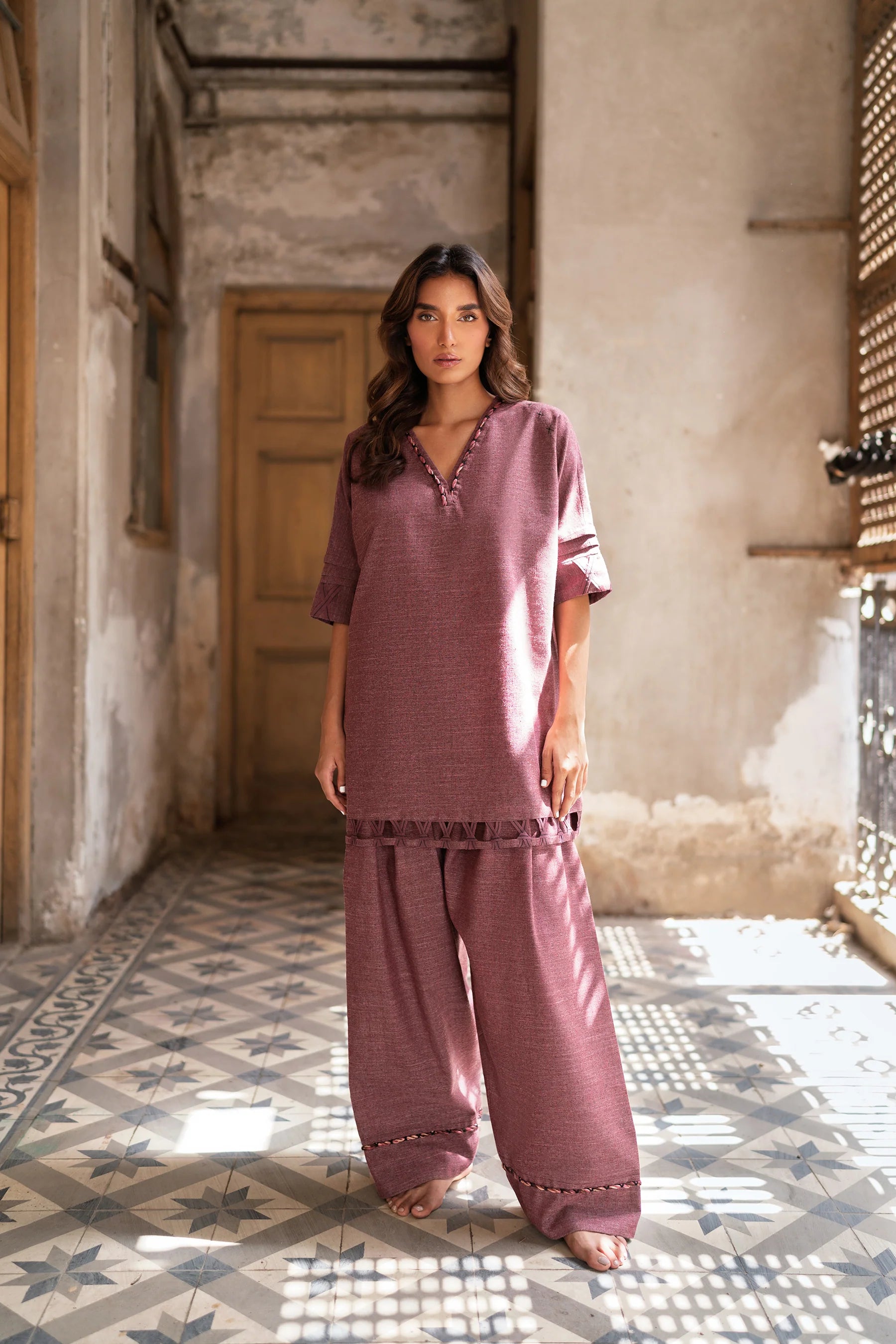 BURNT MAPLE MATCHING SET | FALL EDIT'25 | Studio Mehr – Chaand Tara